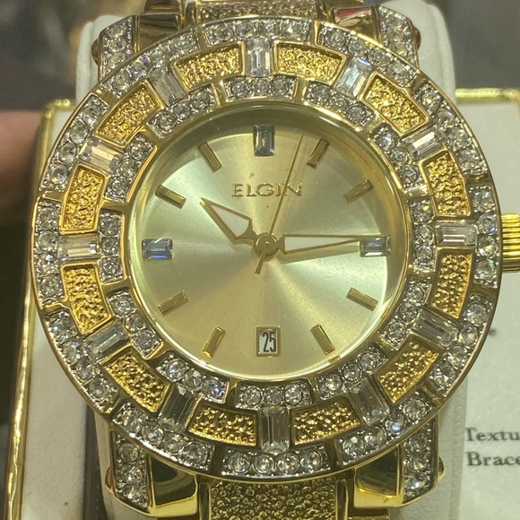 Accessories | Elgin Brand New Watch Large Size 44 Mm Diameter Men Size ...